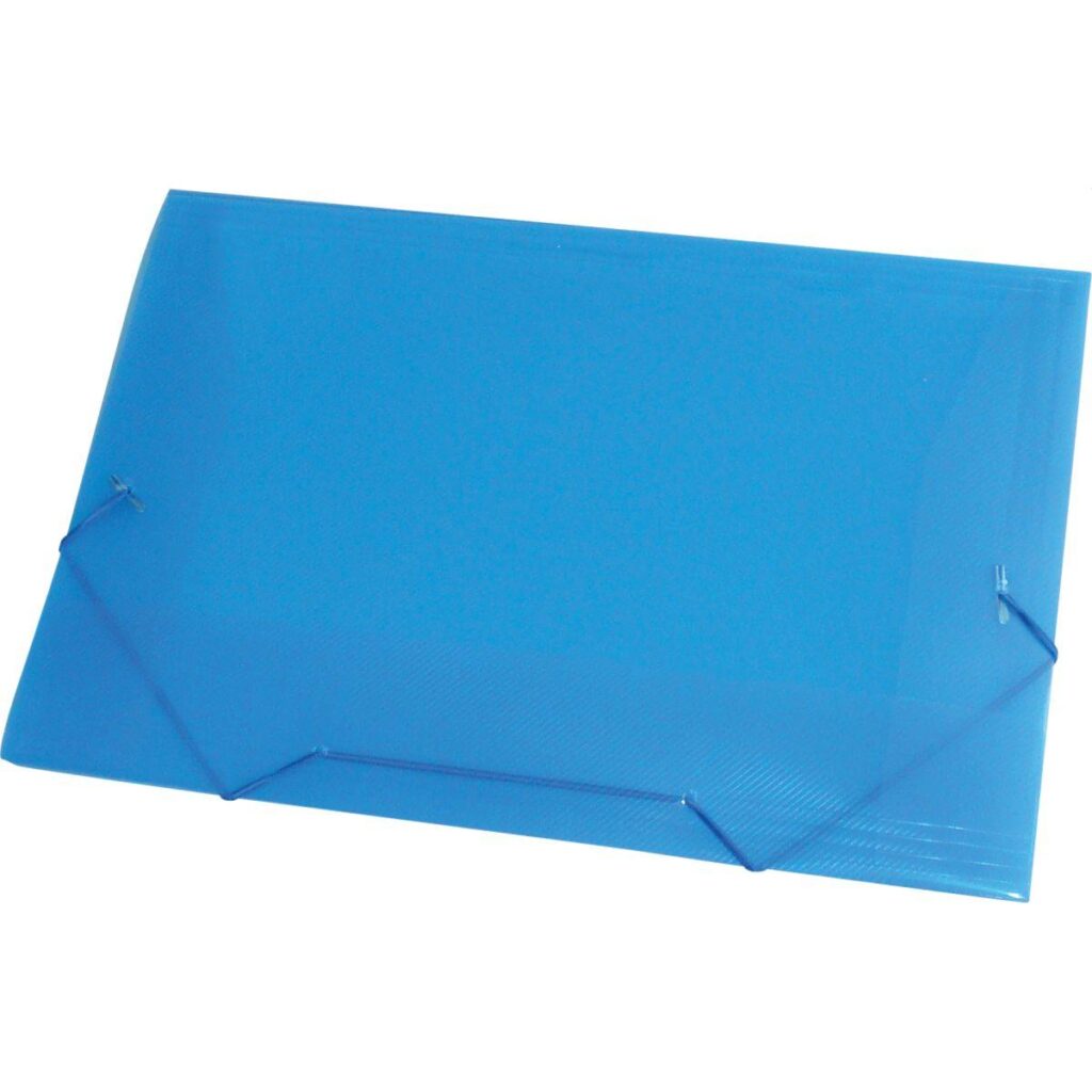 PASTA COM ELÁSTICO (PLÁSTICA) OFICIO AZUL – ACP – HM2 Papelaria Bauru