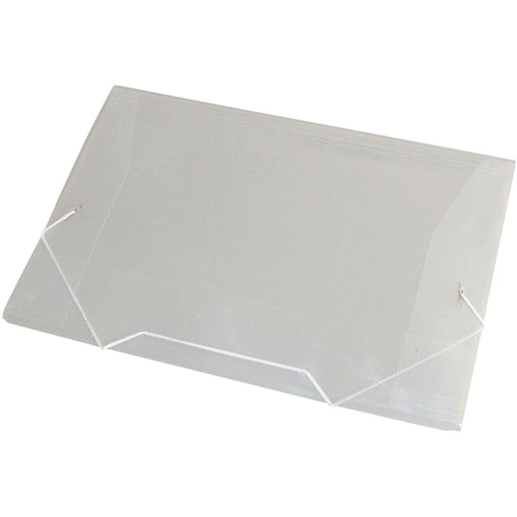 PASTA COM ELÁSTICO (PLÁSTICA) OFICIO CRISTAL – A – HM2 Papelaria Bauru