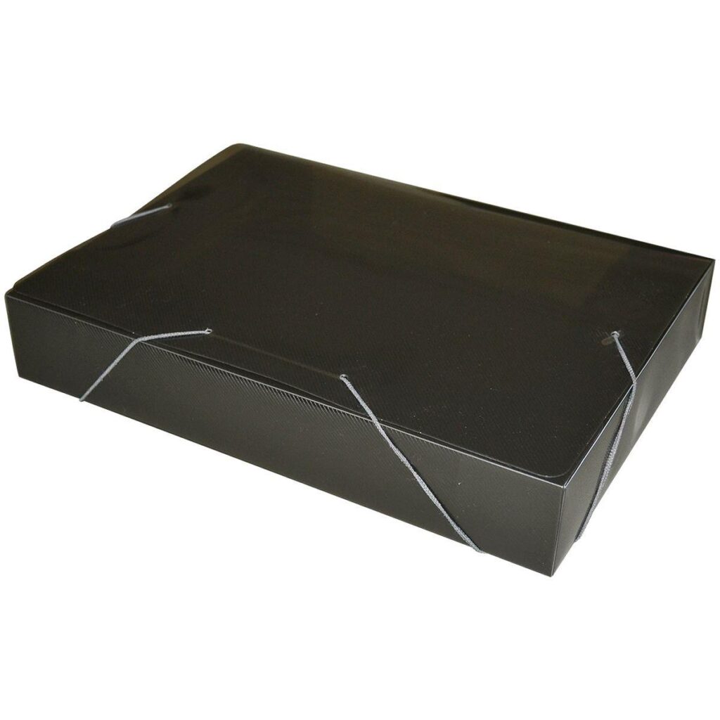 PASTA COM ELÁSTICO (PLÁSTICA) OFICIO 55MM FUME – – HM2 Papelaria Bauru